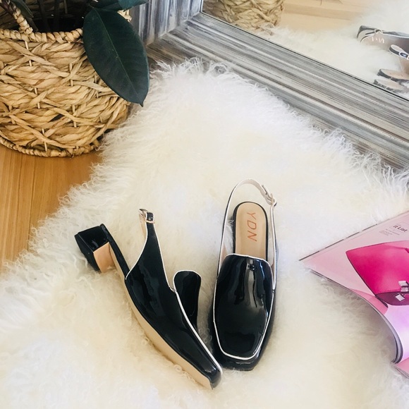 YDN | Shoes | Women Closed Square Toe Block Low Heels Pumps | Poshmark
